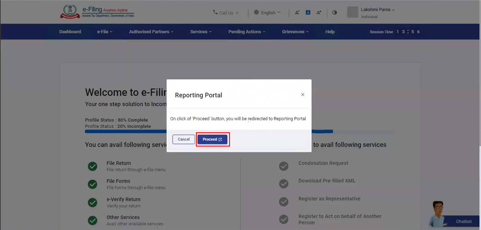 View and Submit Compliance User Manual | Income Tax Department